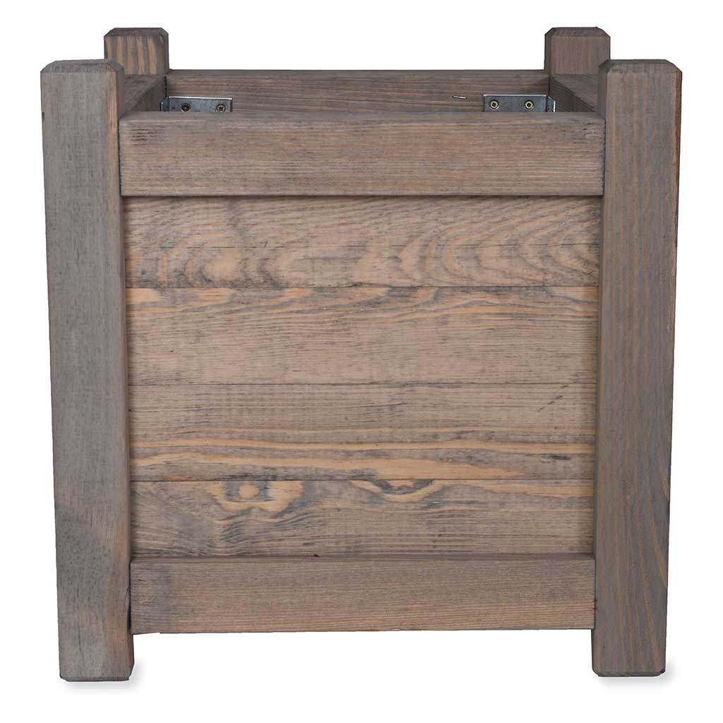 Garden Trading | Square Wooden Planter | Wood Plant Pot | WildBounds