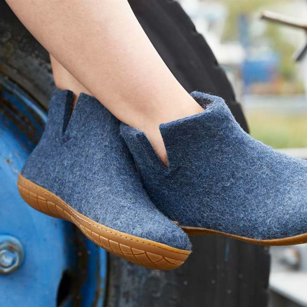 Glerups | Boot with Natural Rubber Sole | Base Camp Shoes | Denim ...