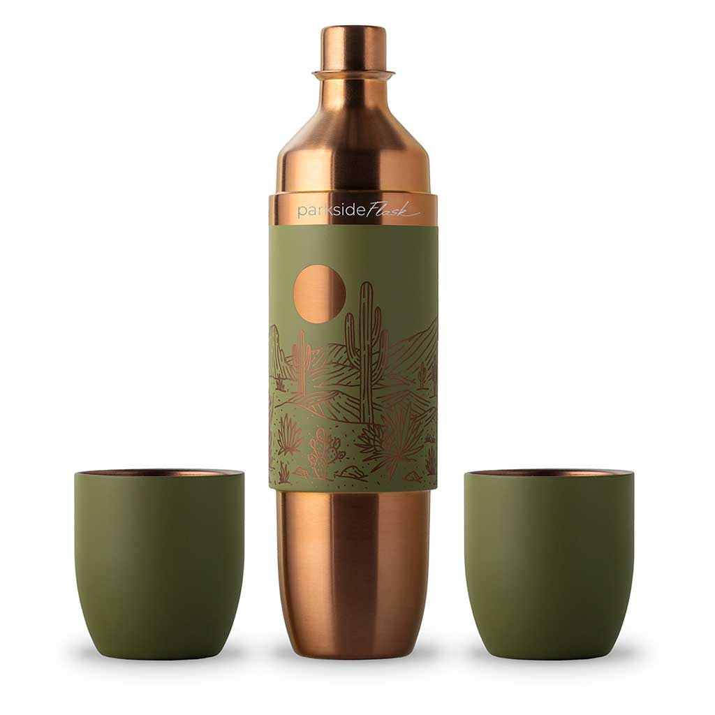 High Camp Flasks | Parkside Flask 750 | Mojave Special Edition | Sage ...