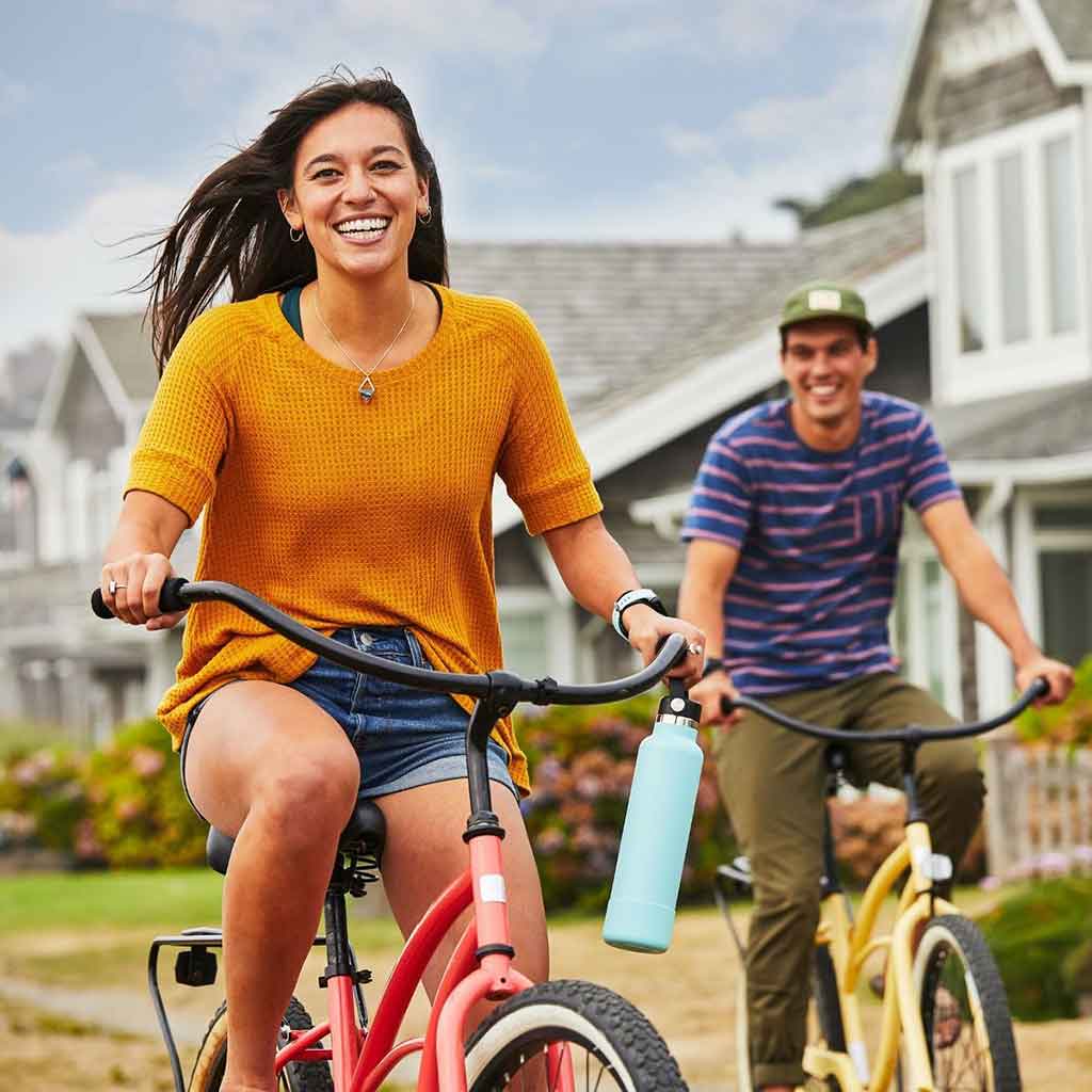 Hydro Flask | 24oz Standard Mouth | Insulated Bottle | Indigo - WildBounds