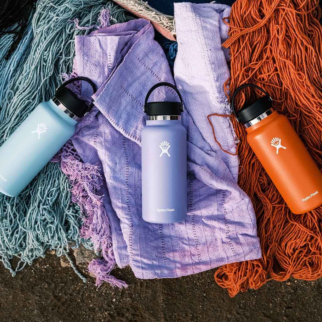 Hydro Flask | 24oz Standard Mouth | Insulated Bottle | Indigo - WildBounds
