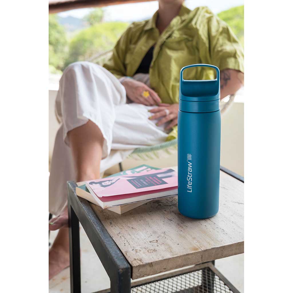 LifeStraw | Lifestraw Go 1 Litre | Stainless Steel | Icelandic Blue ...