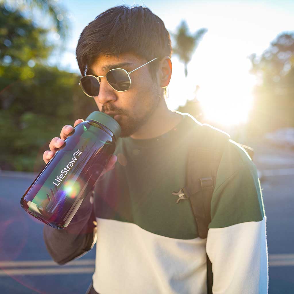 LifeStraw | Lifestraw Go 1 Litre | Tritan Renew | Clear | WildBounds