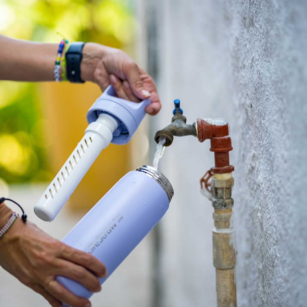 LifeStraw | Lifestraw Go 500 ml | Stainless Steel | Icelandic Blue ...