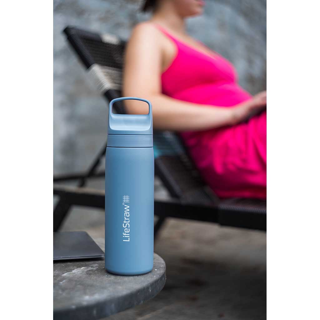 LifeStraw | Lifestraw Go 500 ml | Stainless Steel | Laguna Teal ...