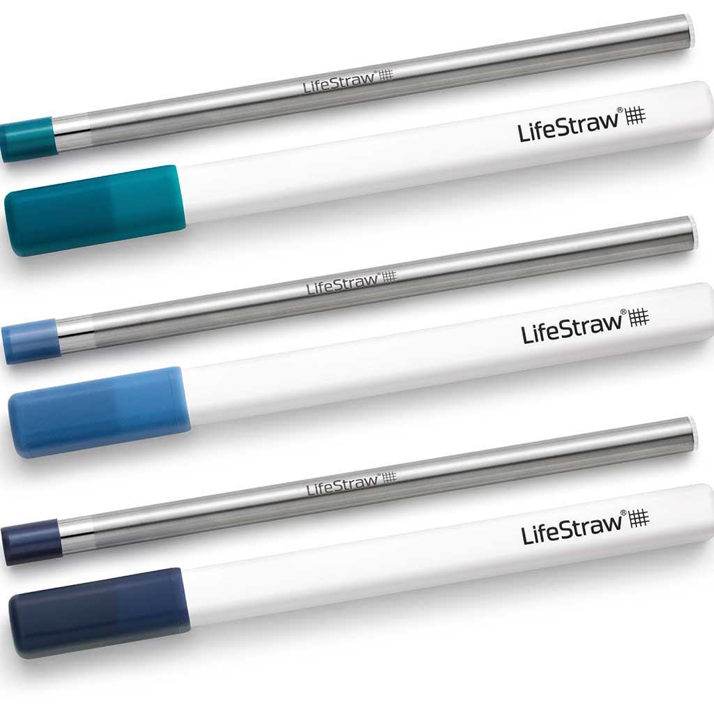 LifeStraw | SIP | Water Filter Straw with Carry Case | Stormy Blue ...