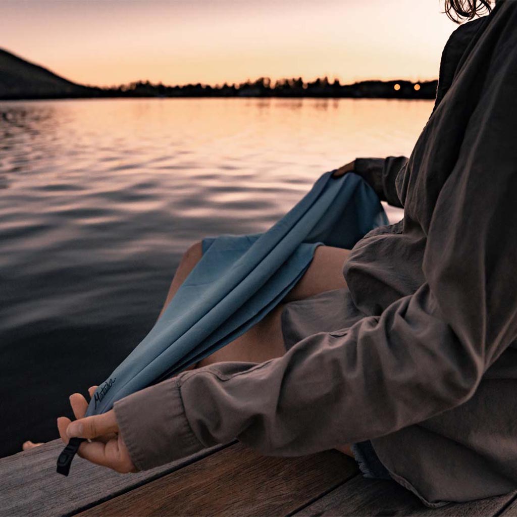 Matador | NanoDry Packable Shower Towel | Travel towel | Slate Blue ...