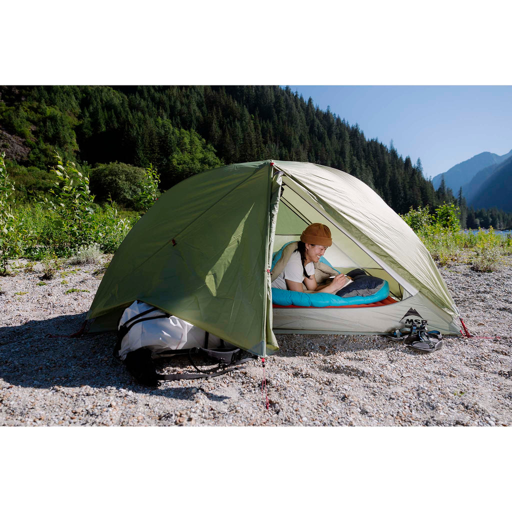 MSR | Elixir 1 Tent | Solo Backpacking Tent | Green | WildBounds