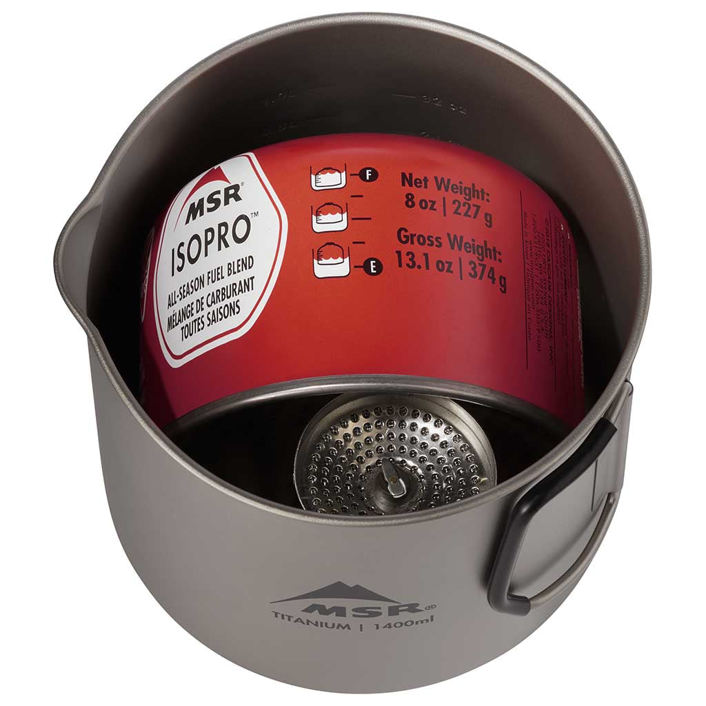 MSR | Titan Kettle | Camping Kettle | Titanium | WildBounds UK