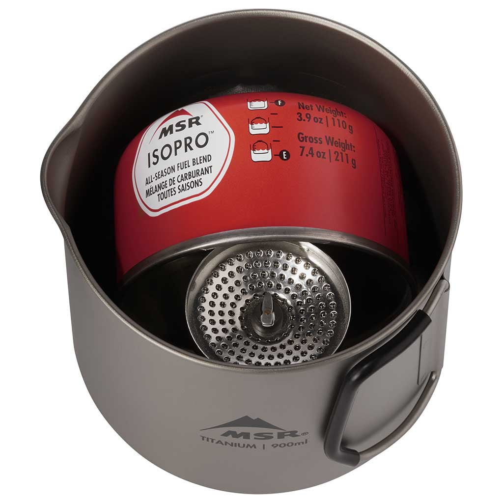 MSR | Titan Kettle | Camping Kettle | Titanium | WildBounds UK