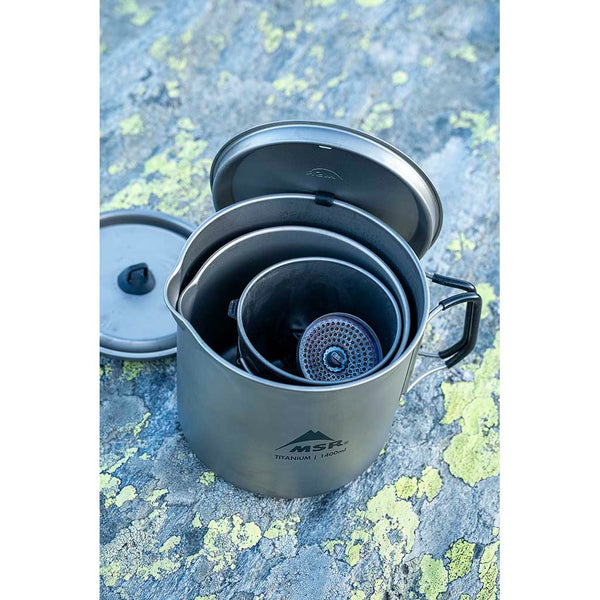 MSR | Titan Kettle | Camping Kettle | Titanium | WildBounds UK