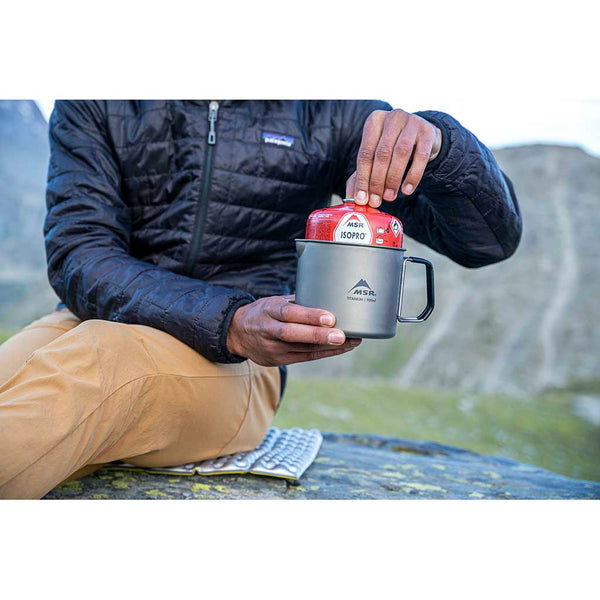 MSR | Titan Kettle | Camping Kettle | Titanium | WildBounds UK