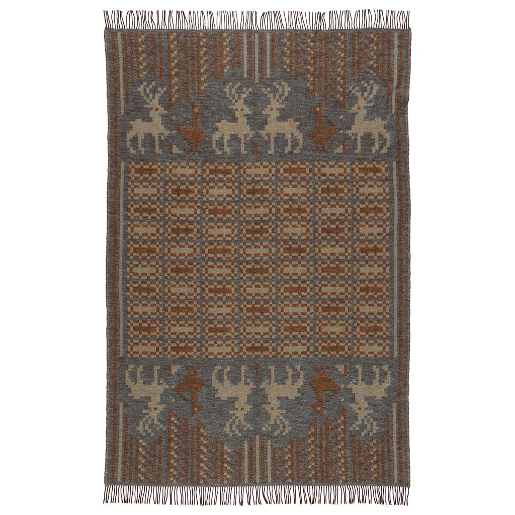 Öjbro Vantfabrik | Swedish Merino Wool Blanket | Scania Måns - WildBounds