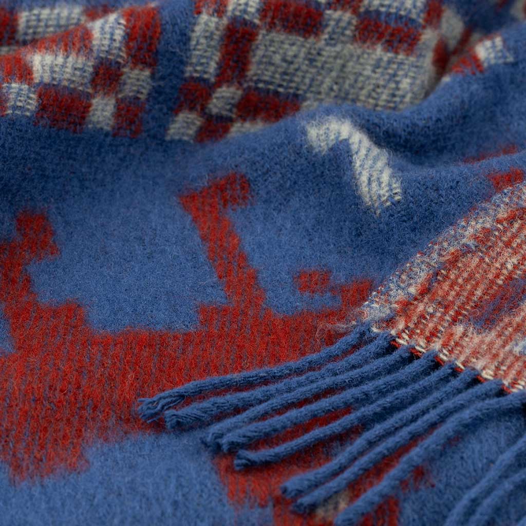 Öjbro Vantfabrik | Swedish Merino Wool Blanket | Scania Märta - WildBounds
