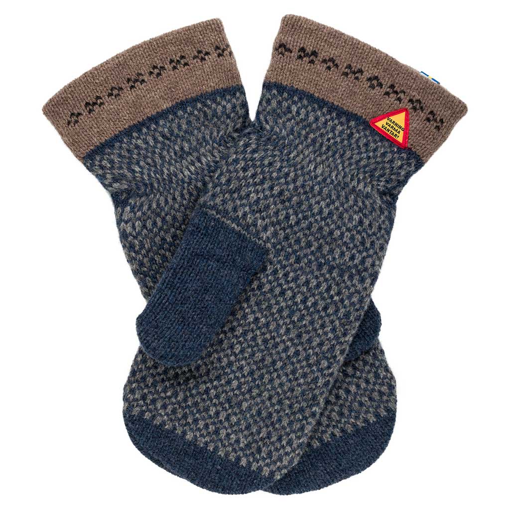 Öjbro Vantfabrik | Merino Wool Mittens | Skaftö Marin Mittens - WildBounds