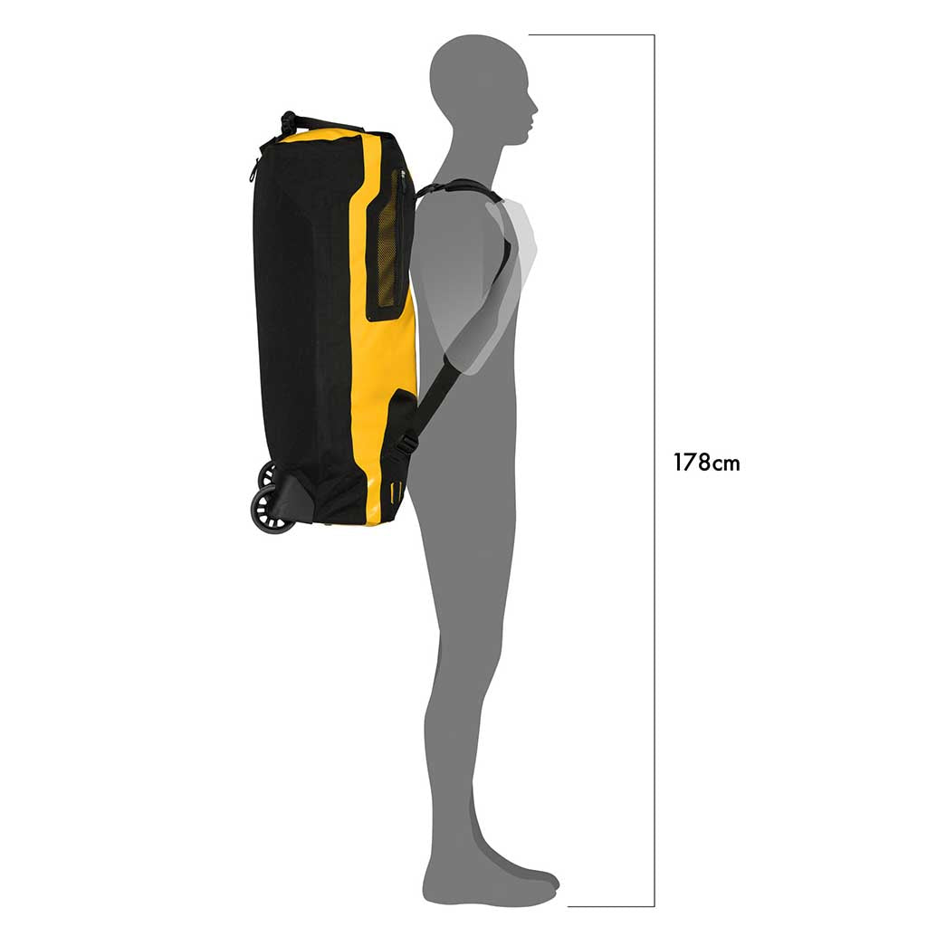 ORTLIEB | Duffle RS 85L | Wheeled Duffle | Yellow/Black | WildBounds
