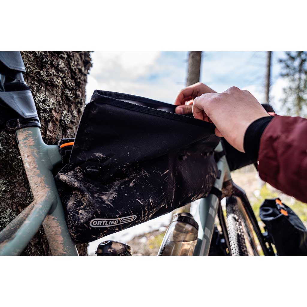 ORTLIEB | Frame Pack RC Toptube | Rolltop Bike Bag | Matt Black ...