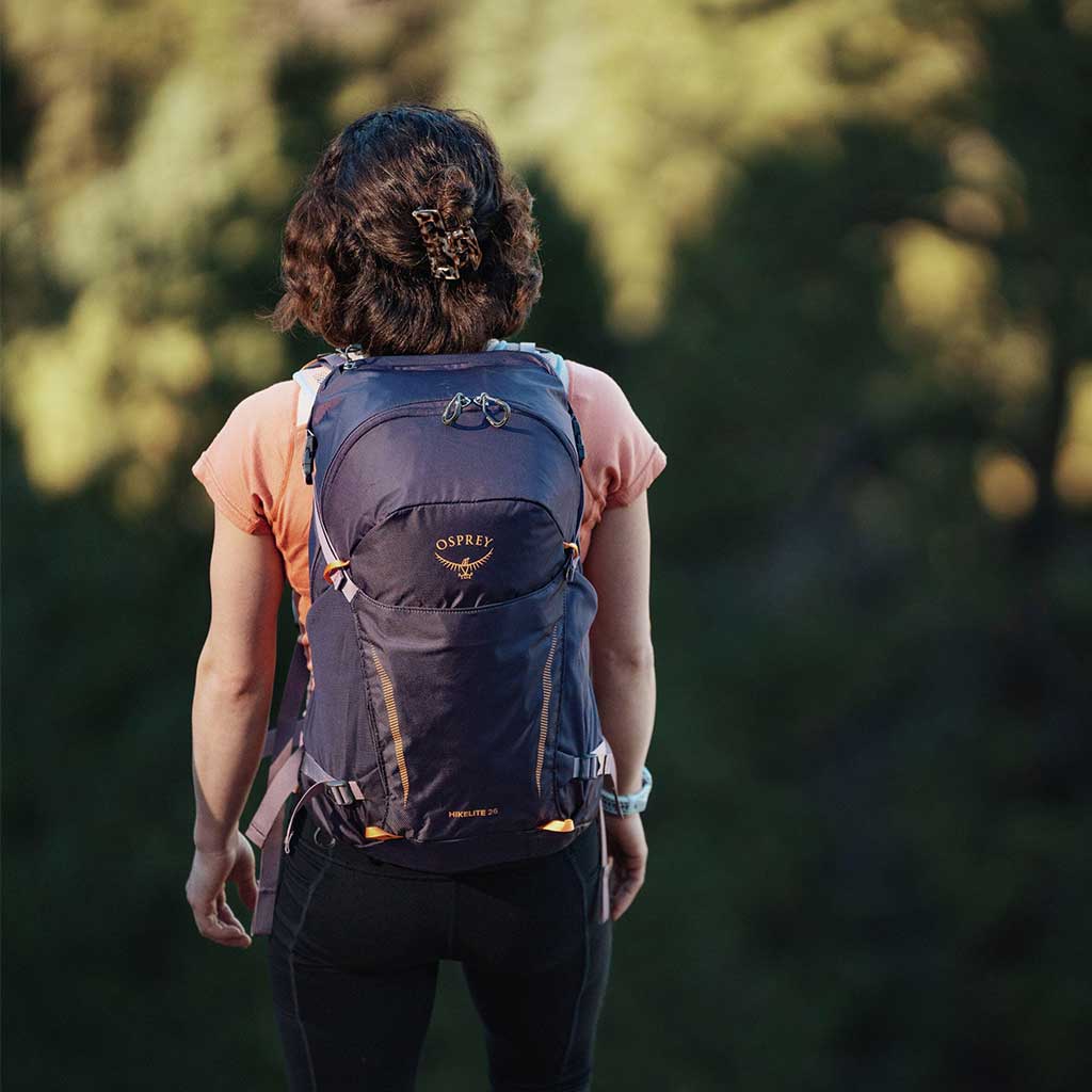 Osprey | Hikelite 26 Backpack| Purple Ink/Purple Dusk/Cheddar Orange - WildBounds