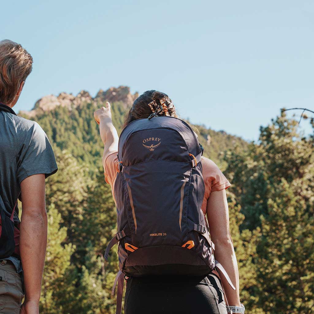 Osprey | Hikelite 26 Backpack| Purple Ink/Purple Dusk/Cheddar Orange - WildBounds