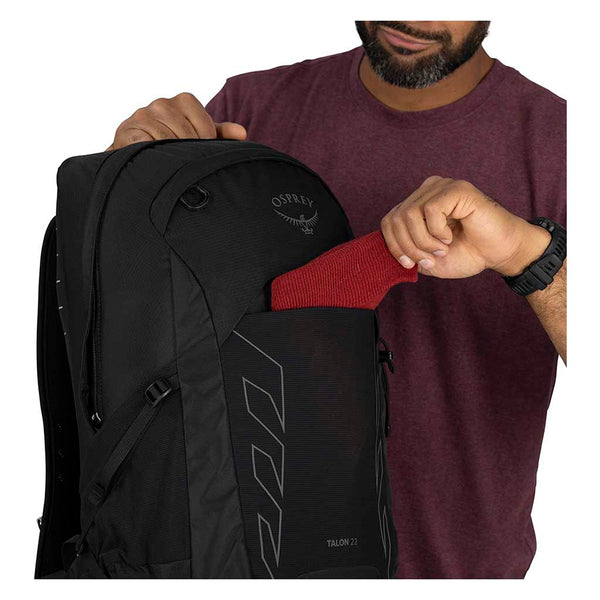 Osprey | Talon 22 | Ultralight Pack | Black/Coal Grey | WildBounds UK
