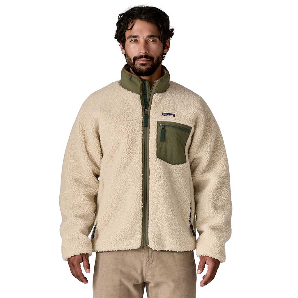 Patagonia | Classic Retro-X Jacket | Men's | Dark Natural/Basin Green ...