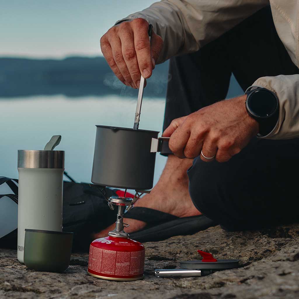Primus | Micron III Piezo | Backpacking Stove | Silver | WildBounds UK