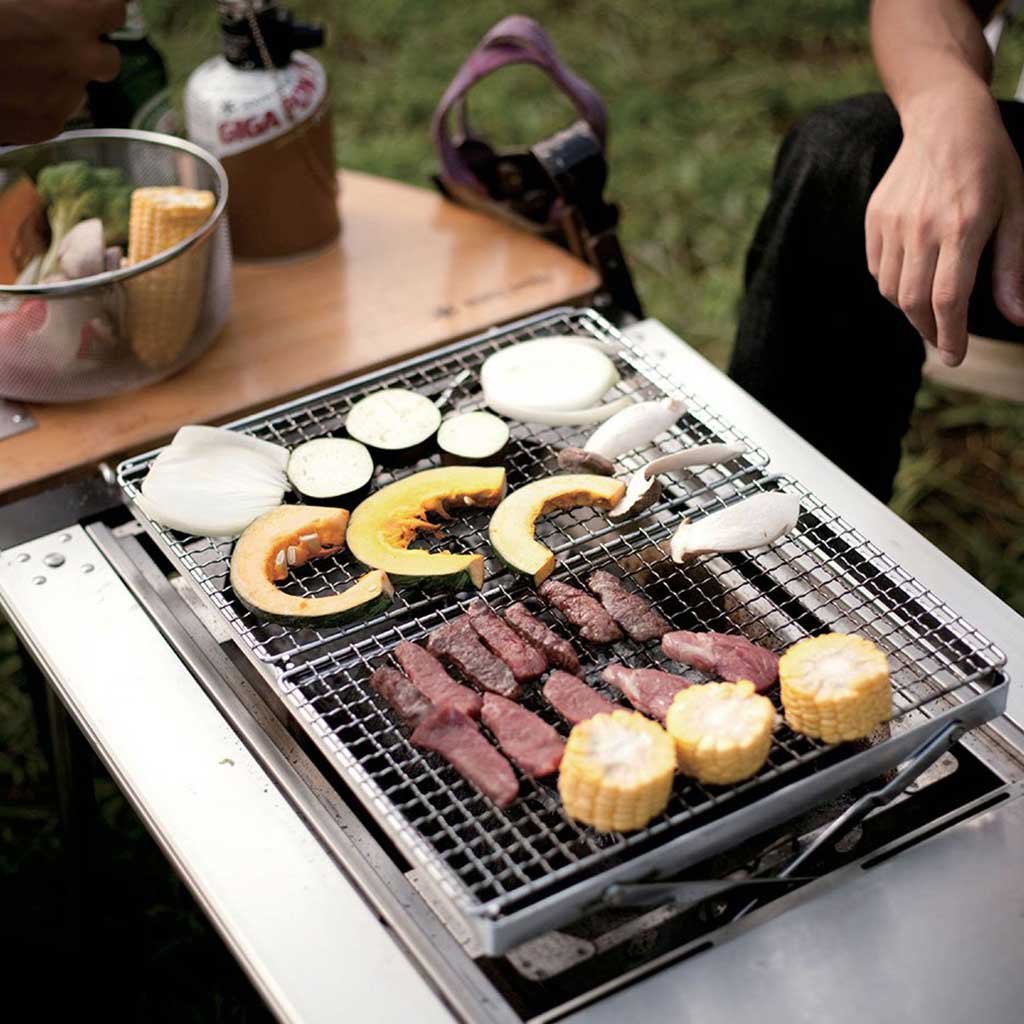 Snow Peak | Double BBQ Box | Portable BBQ | WildBounds