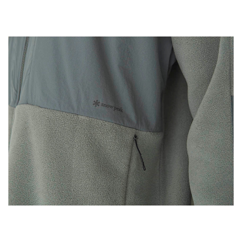 Snow Peak | Double Face Fleece Jacket | Ski Fleece | Ivory | WildBounds