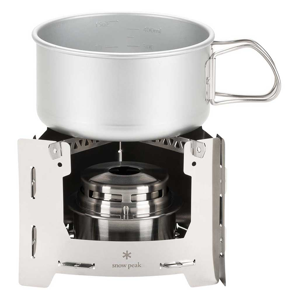 Snow Peak | Kaen Stove Koen Cooker Set | Backpacker Stove | Silver ...