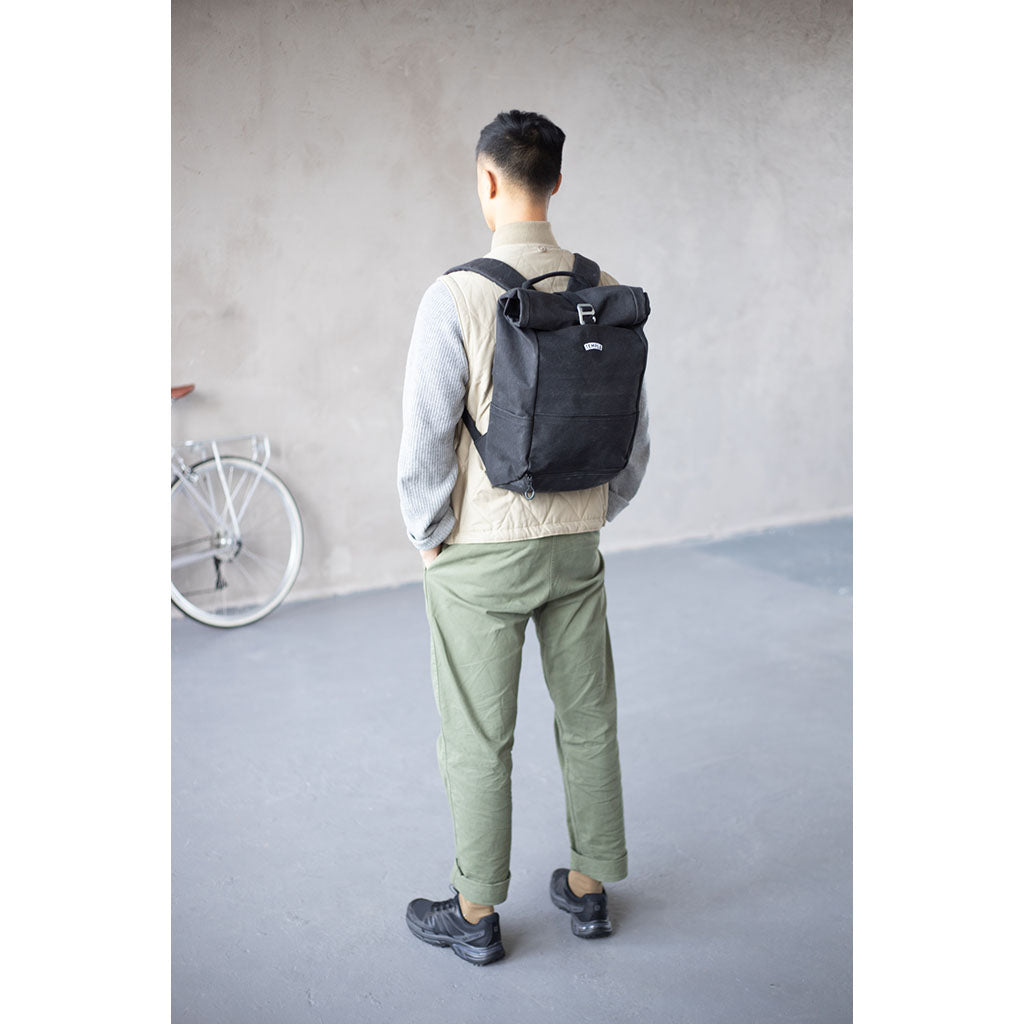 Temple Cycles | Pannier Backpack | Hybrid Backpack | Charcoal - WildBounds