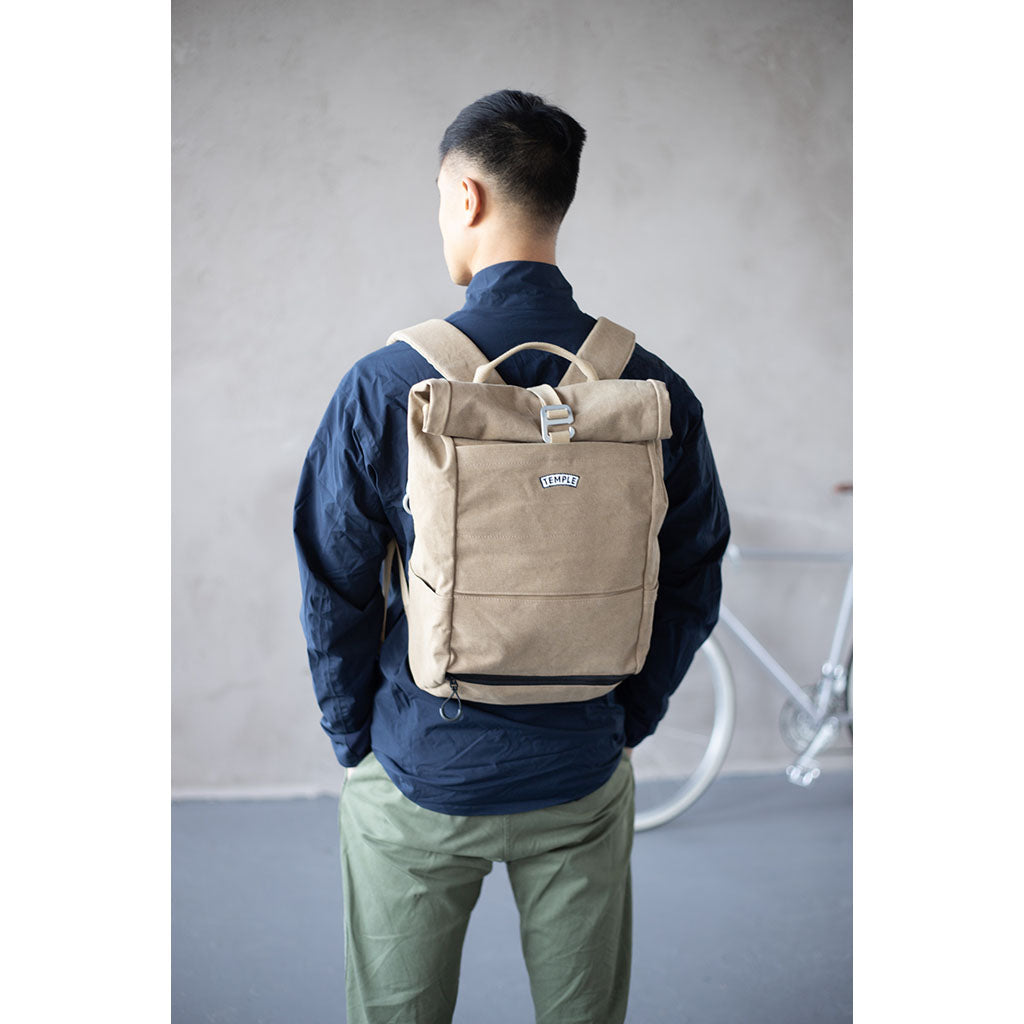 Temple Cycles | Pannier Backpack | Hybrid Backpack | Sandstone - WildBounds