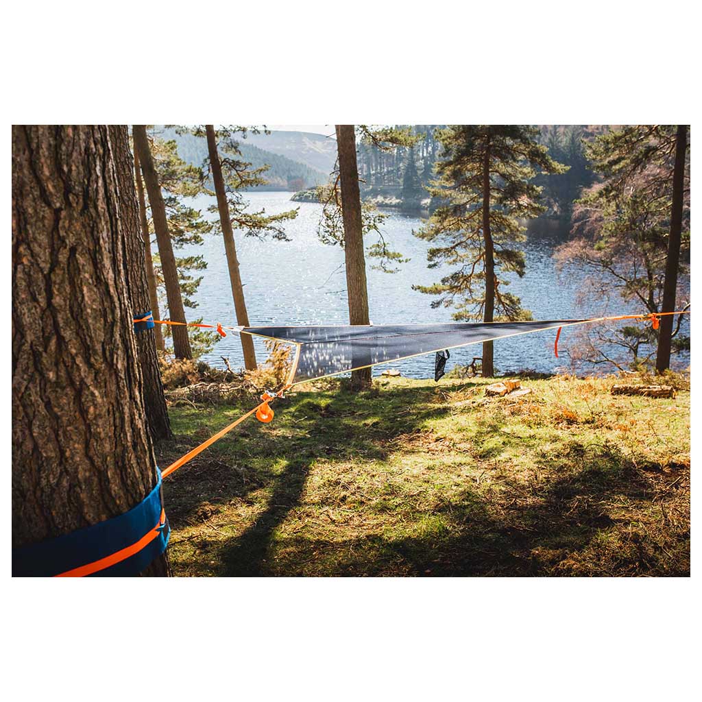 Tentsile | T-Mini Hammock | 2 Person | Couples' Hammock | Black Mesh ...