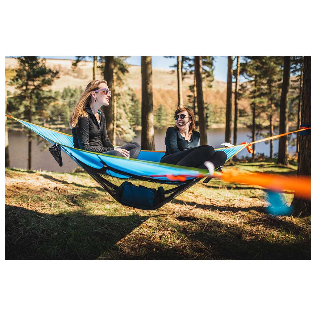 Tentsile | T-Mini Hammock | 2 Person | Couples' Hammock | Blue Fabric ...