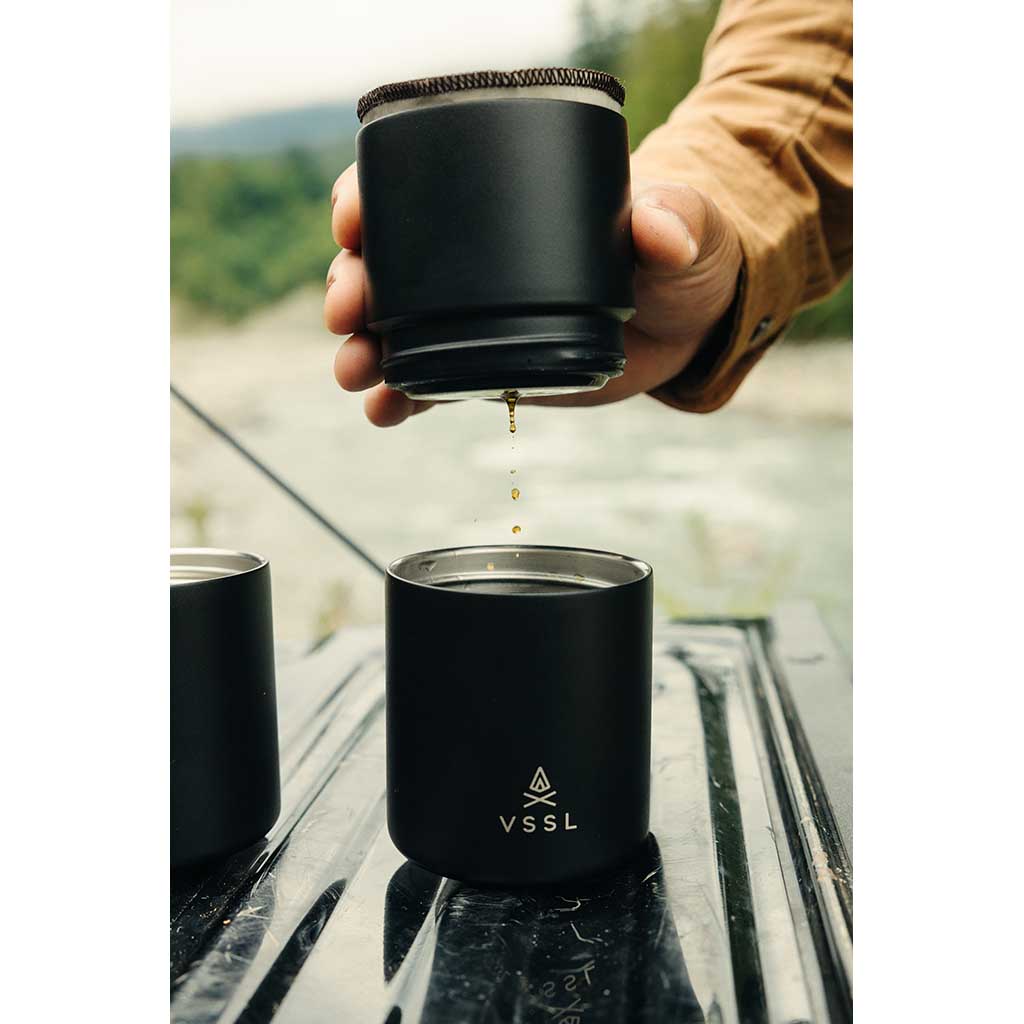 VSSL | Nest Pour-Over Kit | Portable Coffee Maker | Cream/Coffee ...