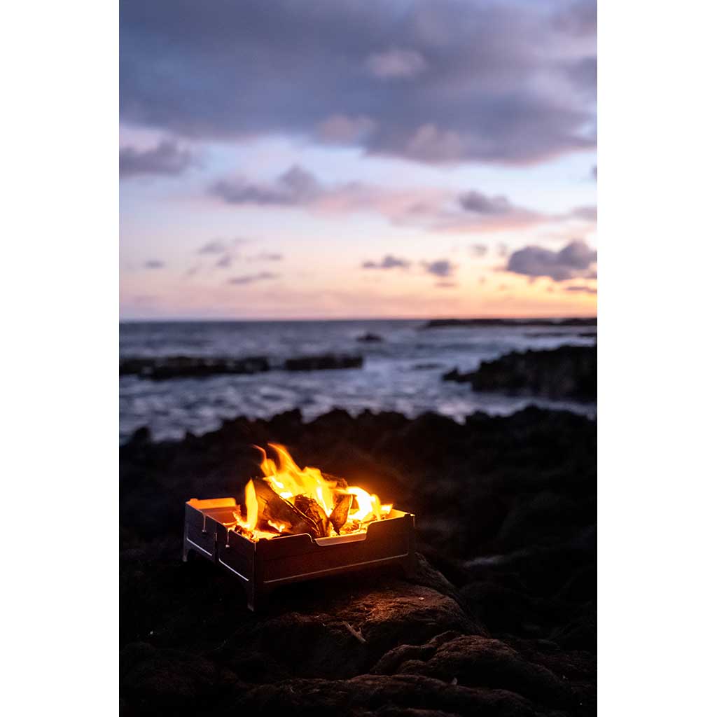 Wolf and Grizzly | Fire Safe | Portable Fire Pit | WildBounds