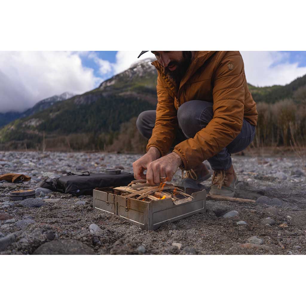 Wolf and Grizzly | Fire Safe | Portable Fire Pit | WildBounds