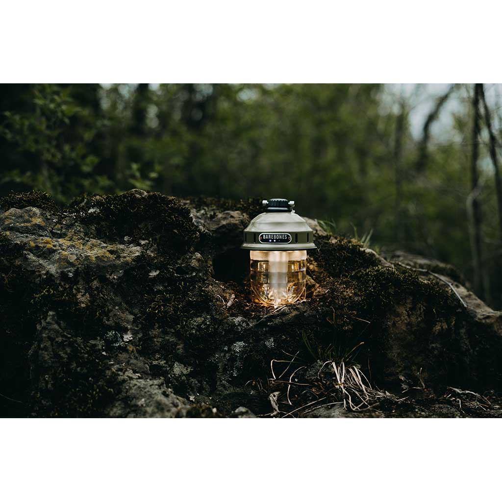 Barebones Living | Beacon Hanging Light | LED Light | Olive Drab - WildBounds