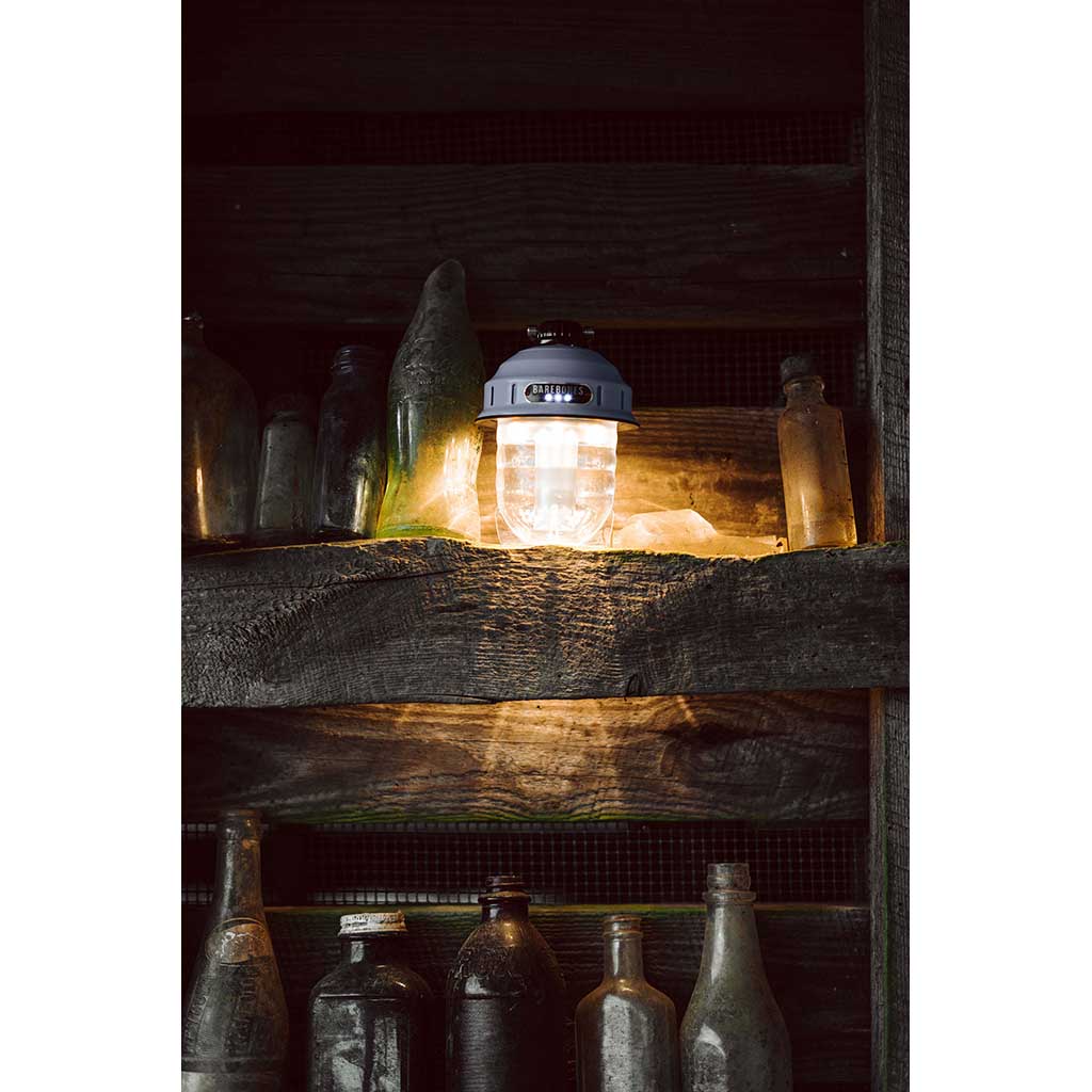 Barebones Living | Beacon Hanging Light | LED Light | Slate Grey ...