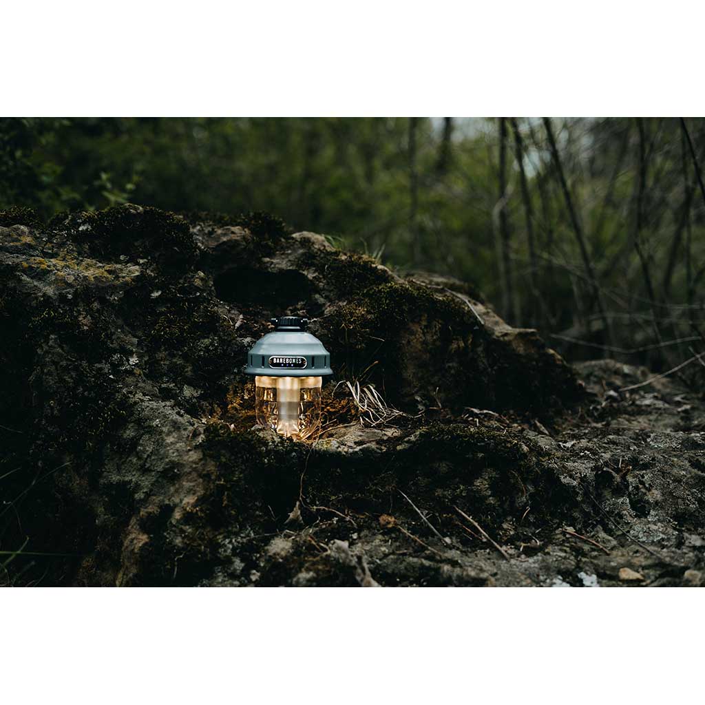 Barebones Living | Beacon Hanging Light | LED Light | Slate Grey ...