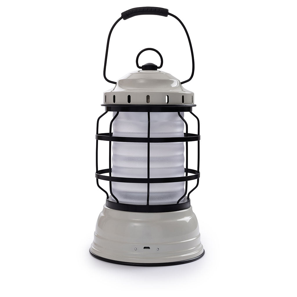 Barebones Living | Forest Lantern | LED Lantern | Vintage White ...