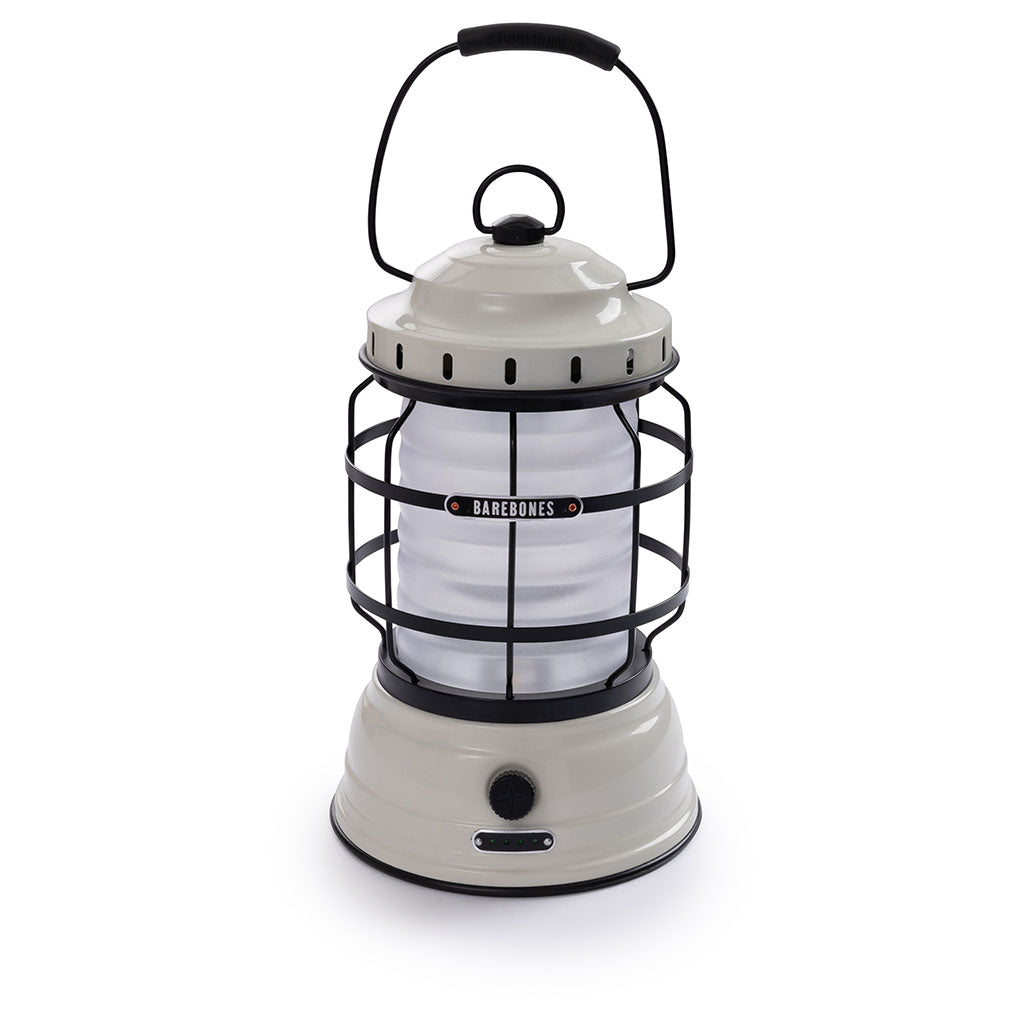 Barebones Living | Forest Lantern | LED Lantern | Vintage White - WildBounds