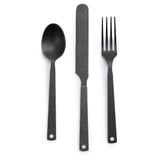 Barebones Living | Matte Flatware | Enamel Cutlery 2 Pack | Slate Grey ...