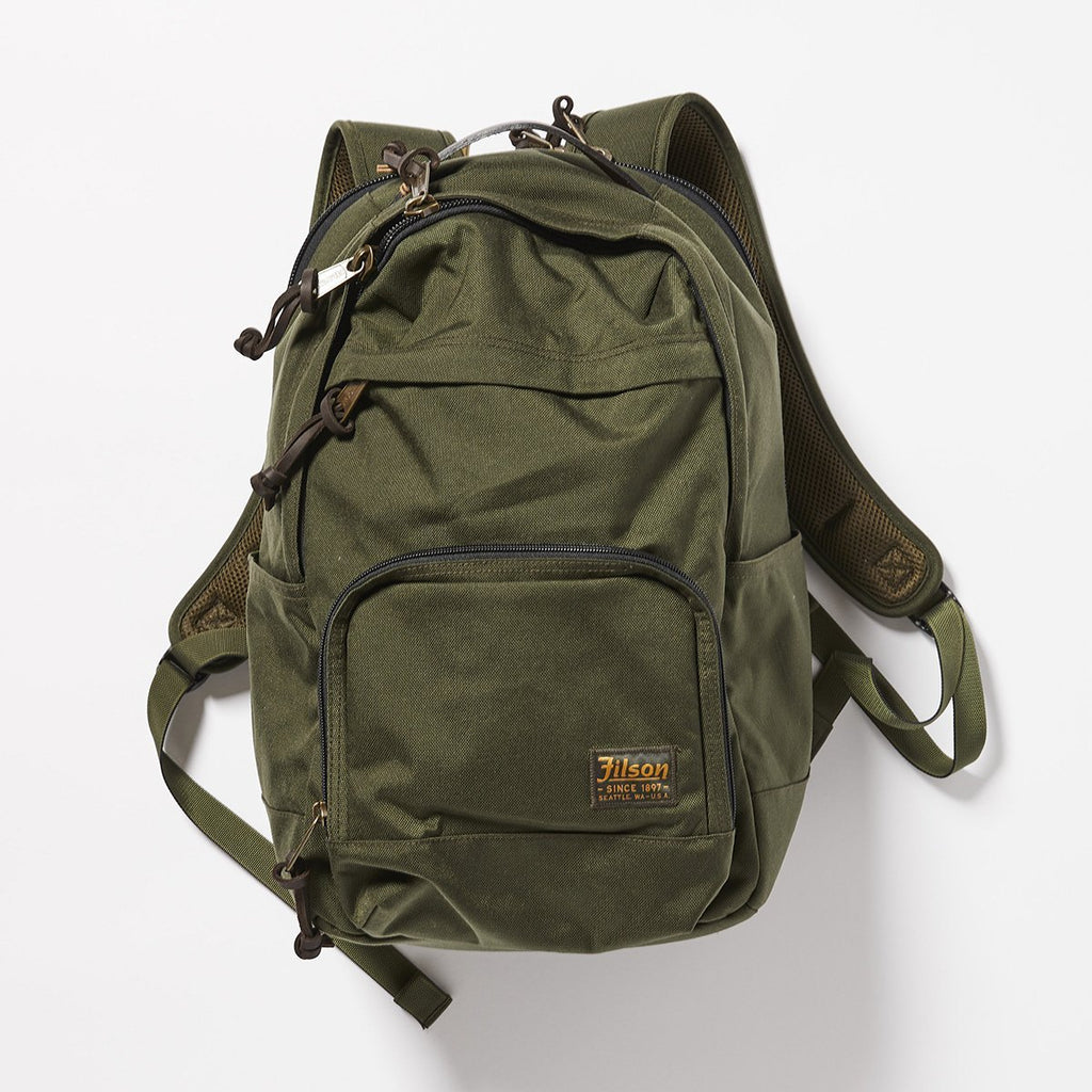 Filson | Dryden Backpack | Heavy-duty Cordura Nylon Rucksack | Green ...