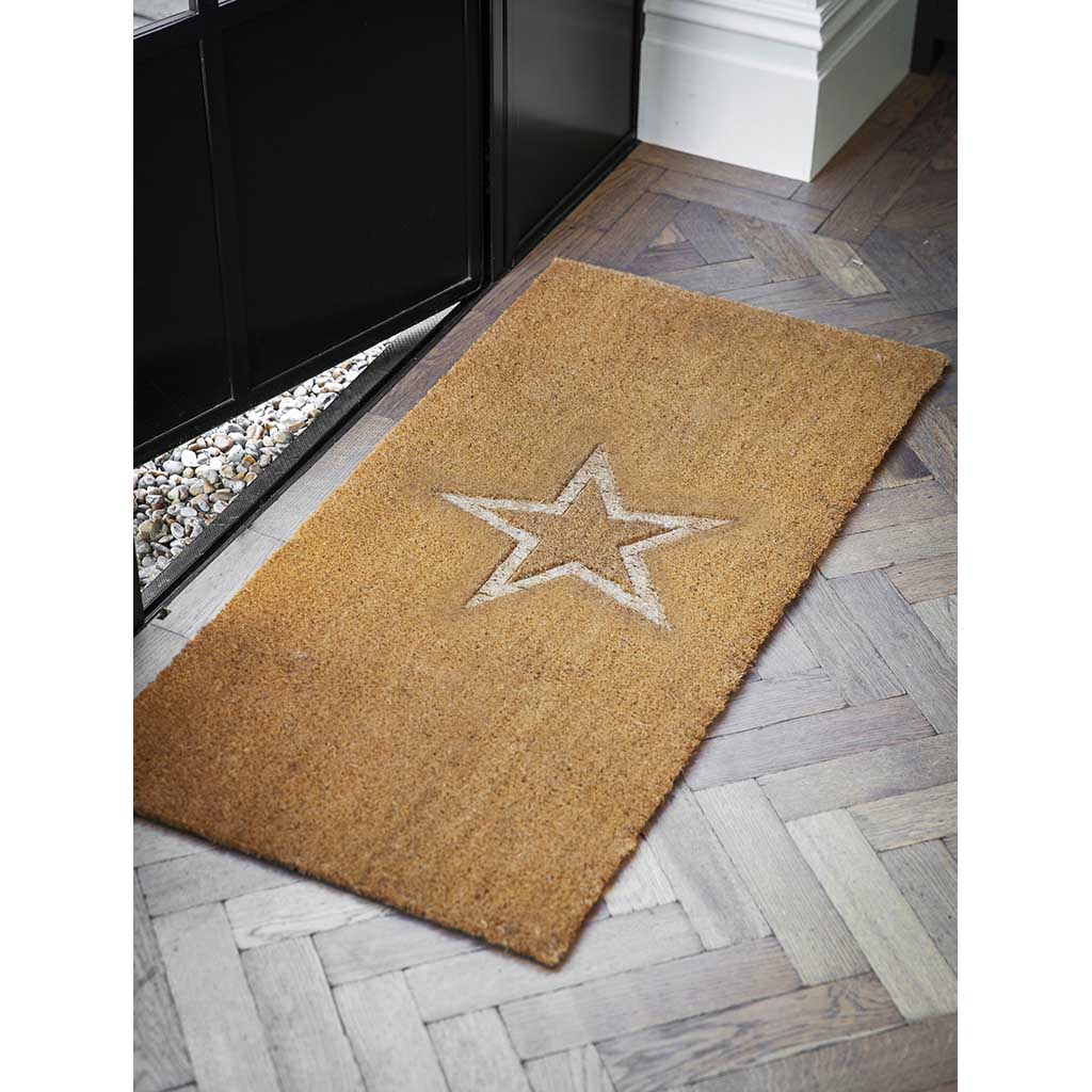 Garden Trading | Embossed Star Doormat | Coir Doormat | WildBounds UK
