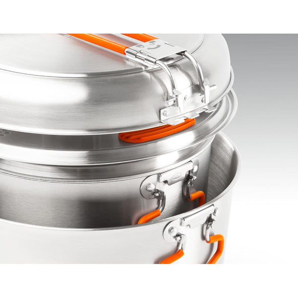 GSI Outdoors | Glacier Stainless Base Camper | Camp Cookware Set ...