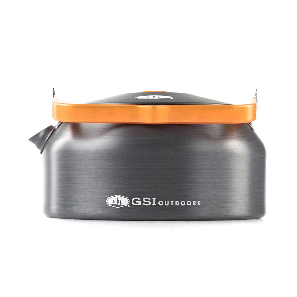 GSI Outdoors | Halulite Tea Kettle 1L | Camping Kettle | Grey - WildBounds