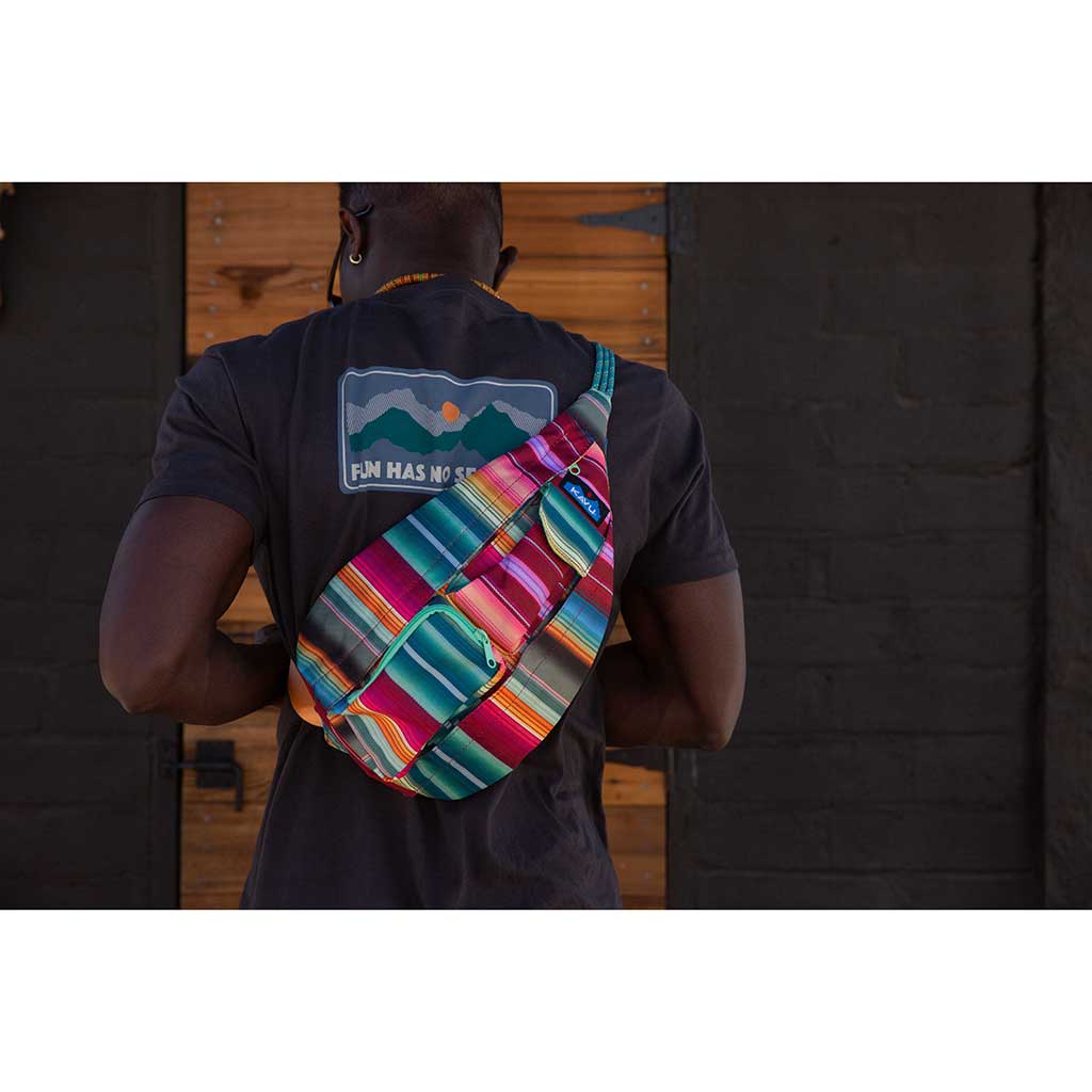 KAVU | Mini Rope Sling | Sling Backpack | Raven | WildBounds