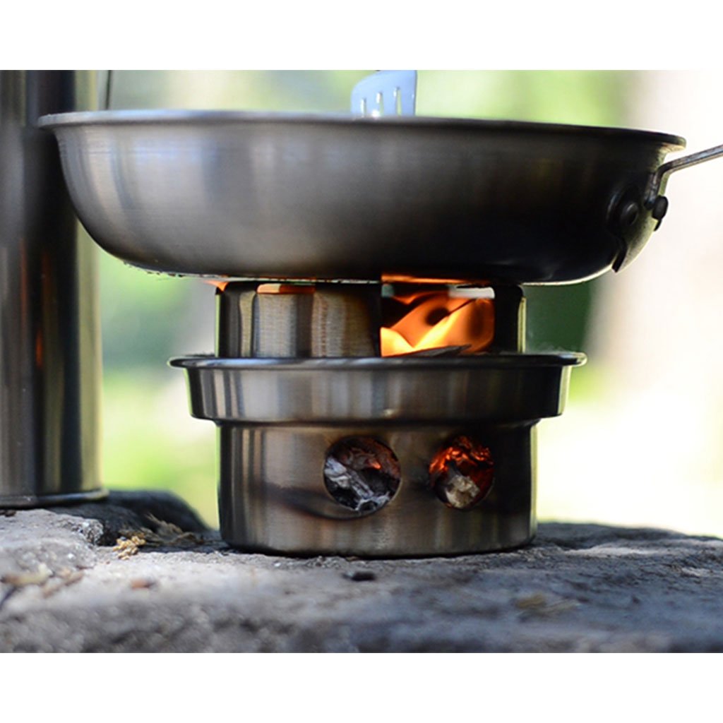 Kelly Kettle | Hobo Stove - Small | Stainless Steel | Wood-Fired Camp ...