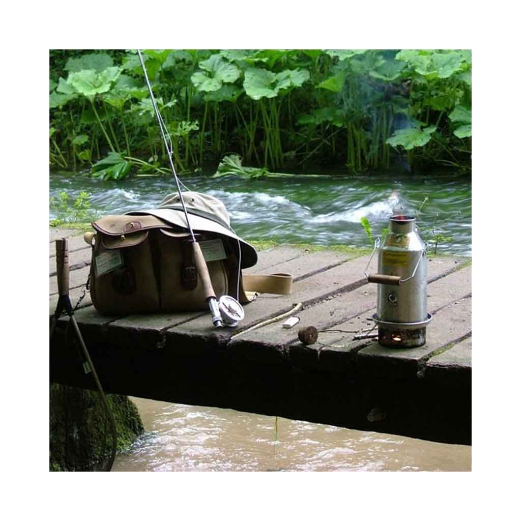 Kelly Kettle | Trekker Kit | Stainless Steel | Camping Kettle | WildBounds