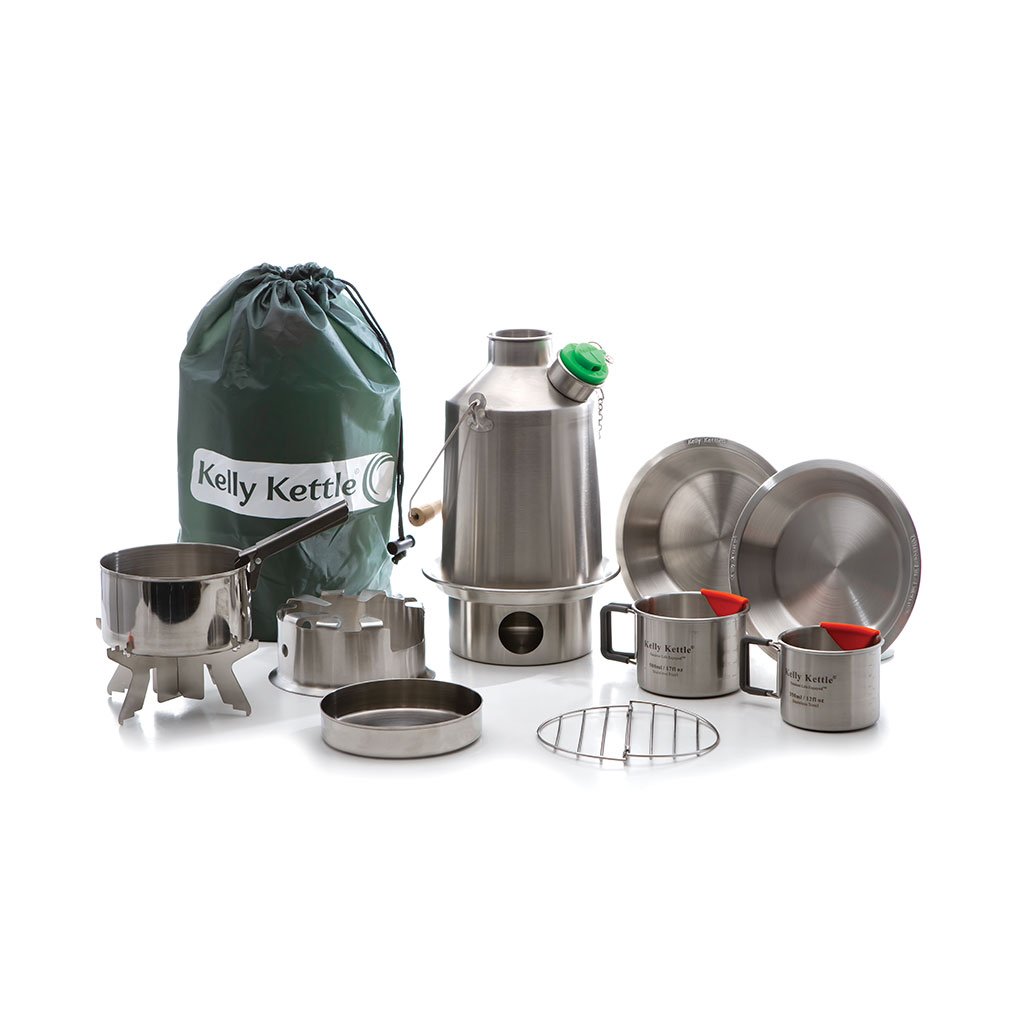 Kelly Kettle | Ultimate Base Camp Kit | Stainless Steel | Volcano ...